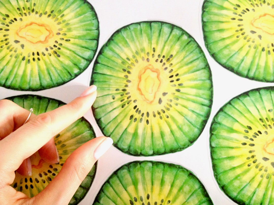 Kiwi Wall Decals, Removable Kiwi Stickers for Walls, Ceramic Tiles ...