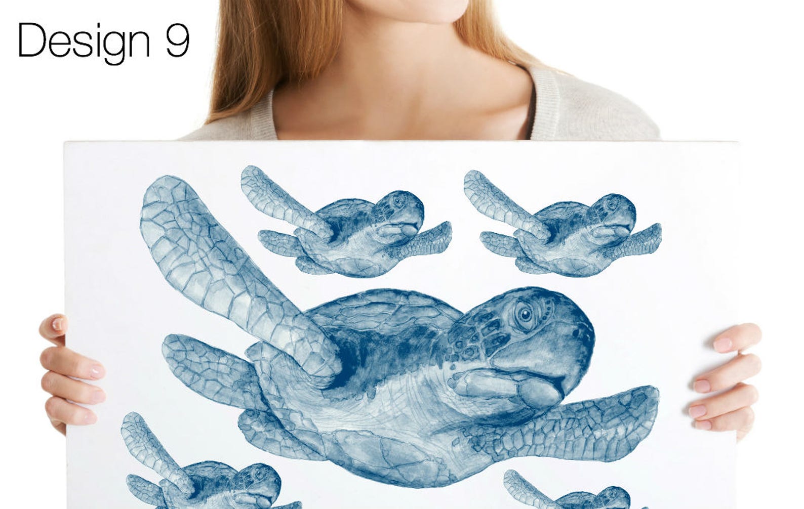 Blue Denim Fish Wall Decals Bathroom Decor Home Décor - Etsy