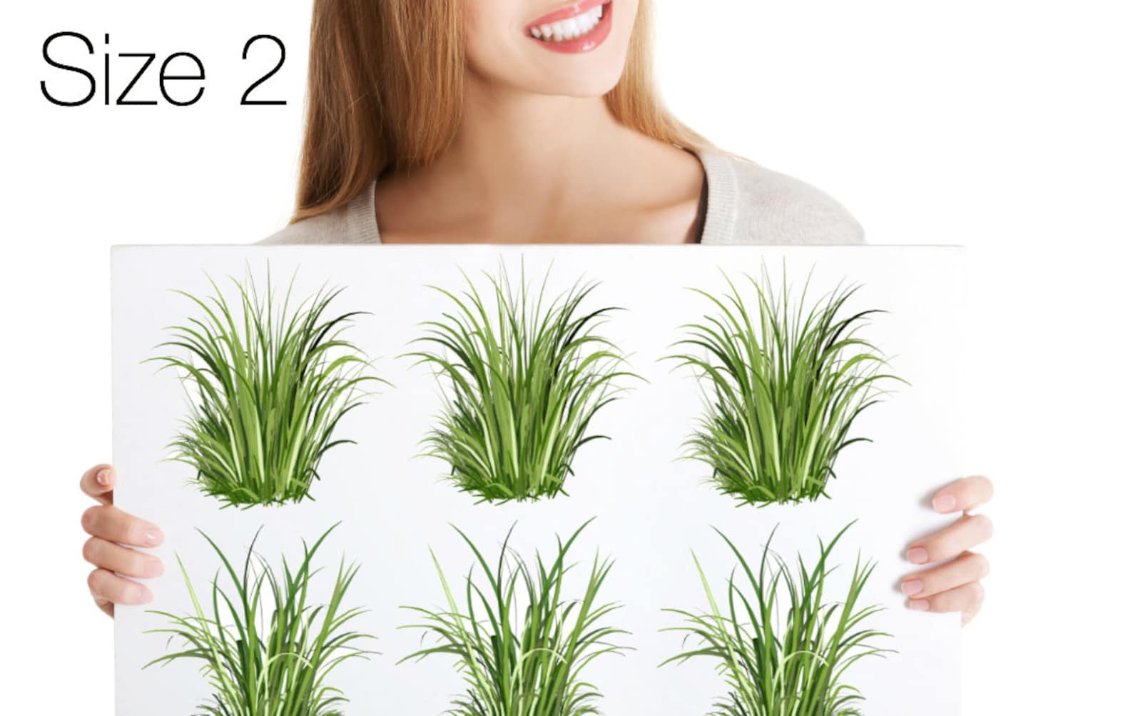 Basic Grass Decals, Sectioned Grass Decals, Realistic Grass Wall Art ...