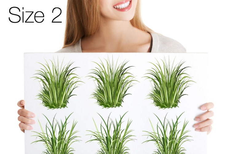 Basic Grass Decals, Sectioned Grass Decals, Realistic Grass Wall Art ...