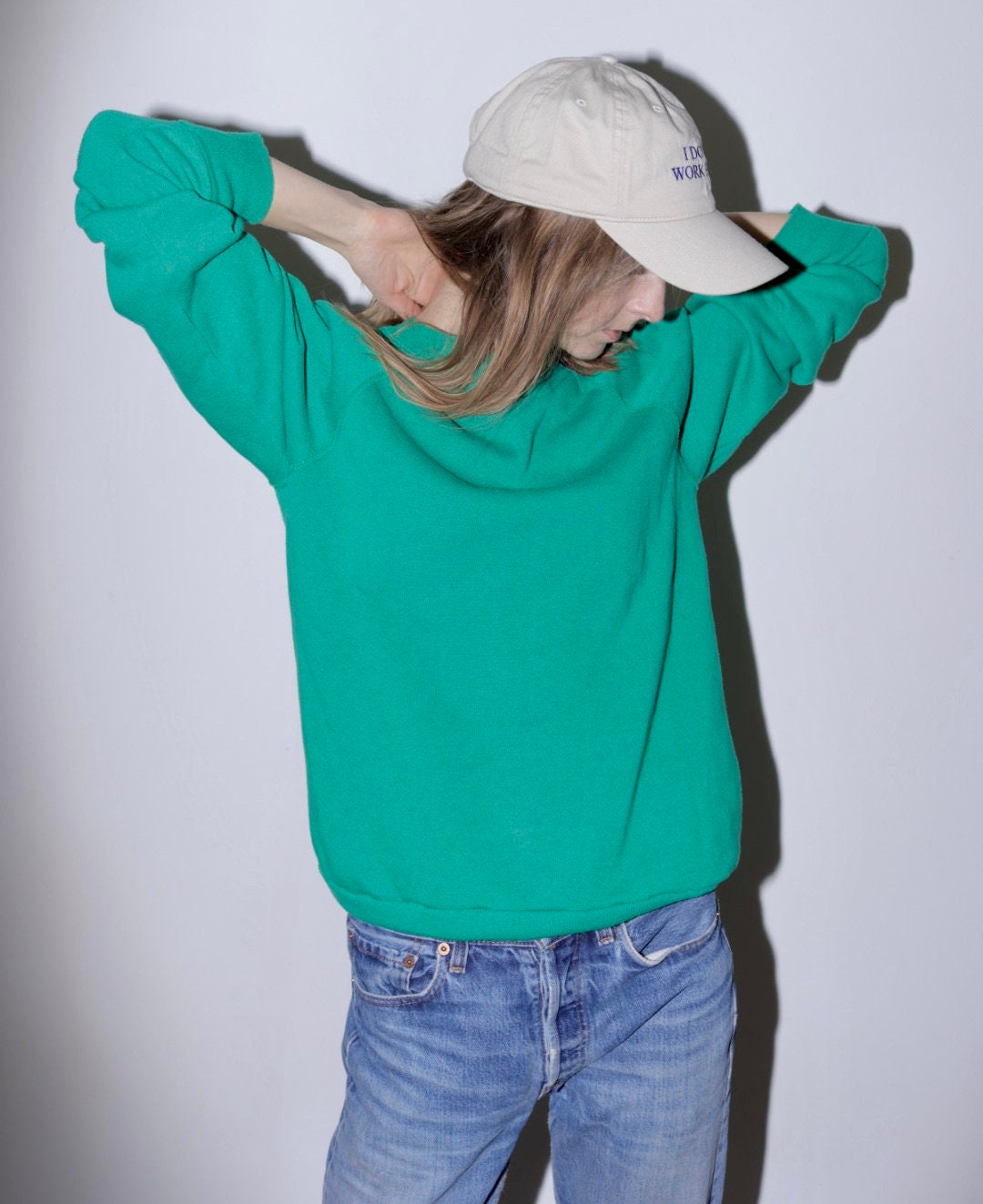 Vintage Soft Emerald Green Sweatshirt 1980s - Etsy
