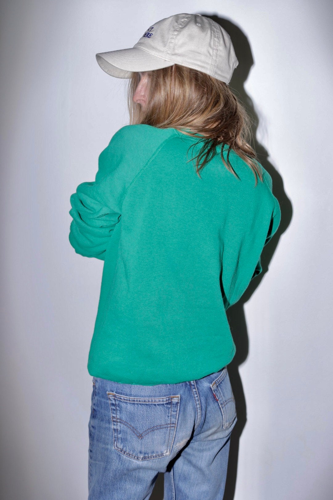 Vintage Soft Emerald Green Sweatshirt 1980s - Etsy