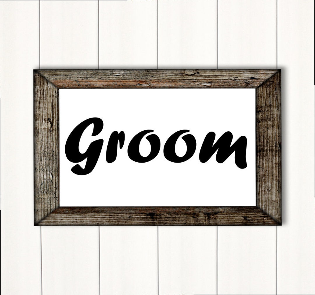 Groom-groom Svg-groom Cut Out-groom Cricut-groom Silhouette-wedding ...
