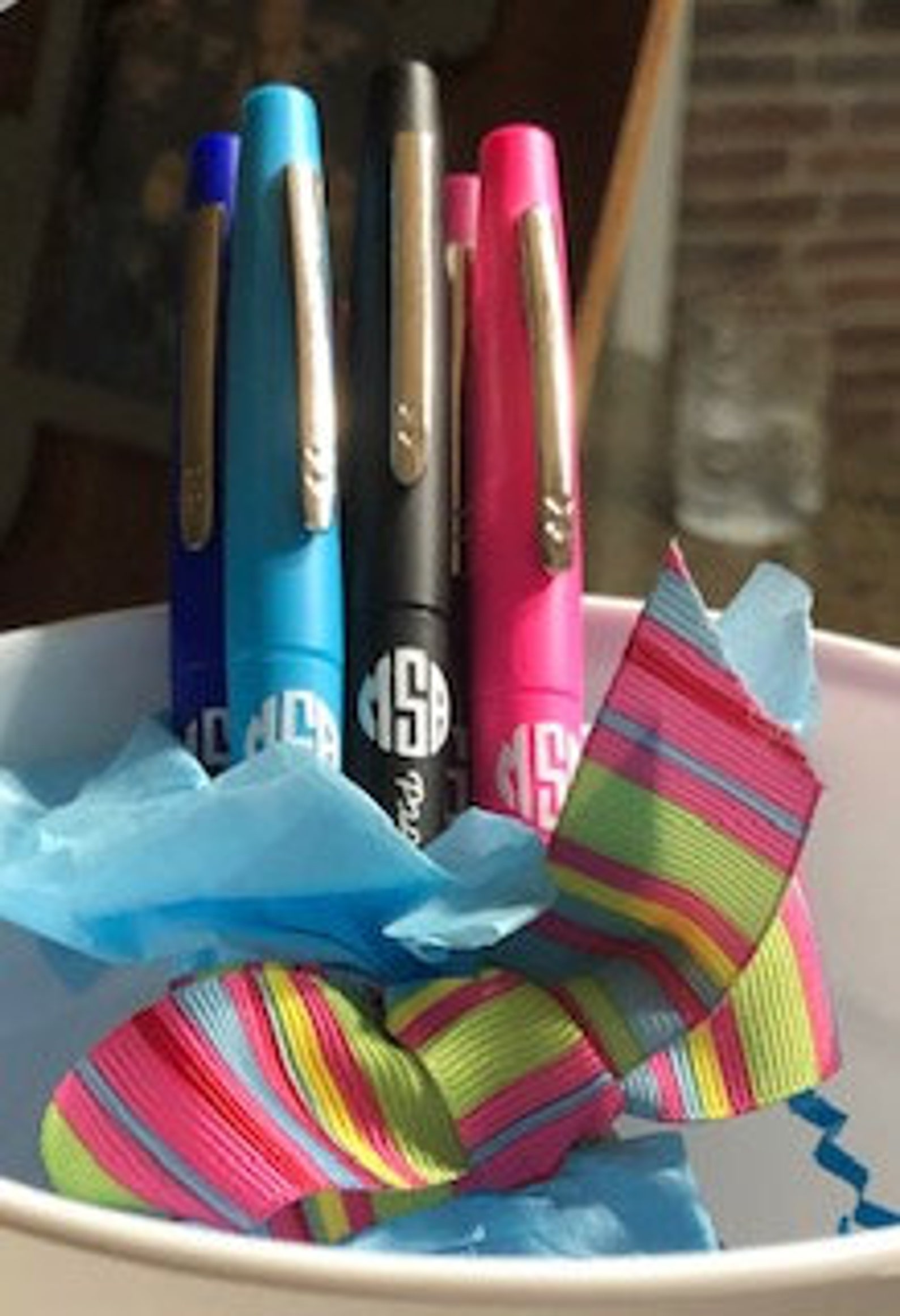 Monogram Decal for Flair Pens- Teacher Gift-stocking Stuffer - Etsy