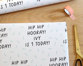 Personalised Funny Age Birthday Wrapping Paper - Etsy