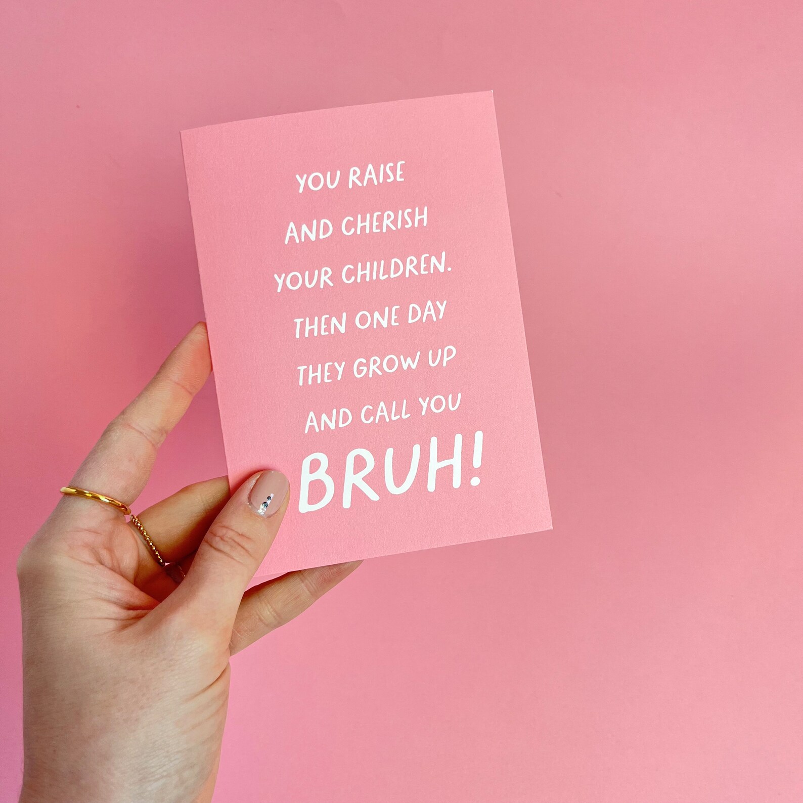 Funny Bruh Card / Card From Teenagers and Tweens - Etsy