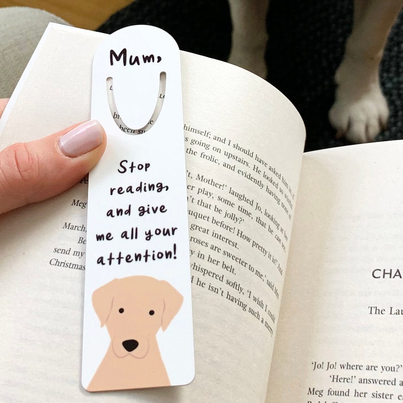 Personalised Dog Bookmark - Etsy