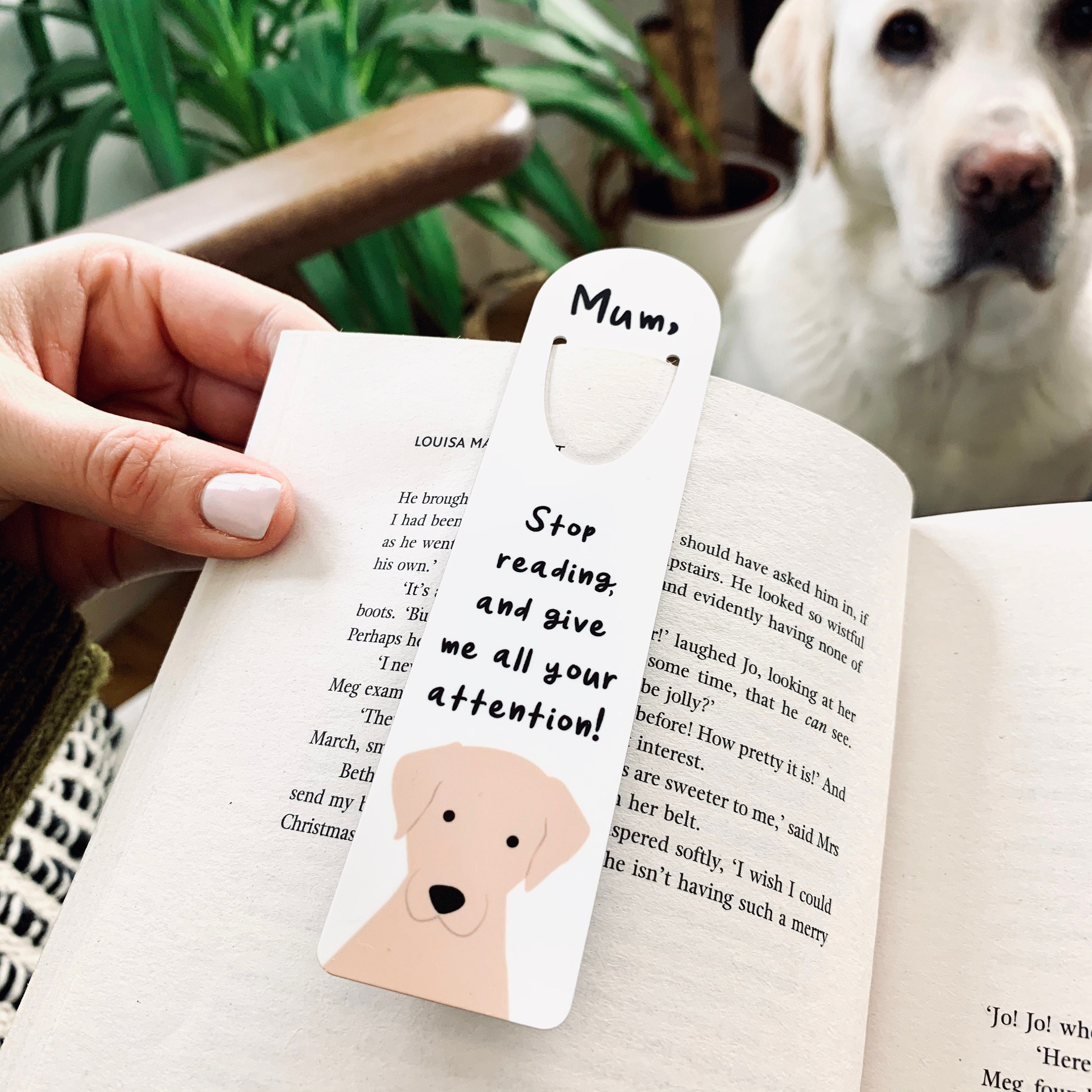 Personalised Dog Bookmark | Etsy