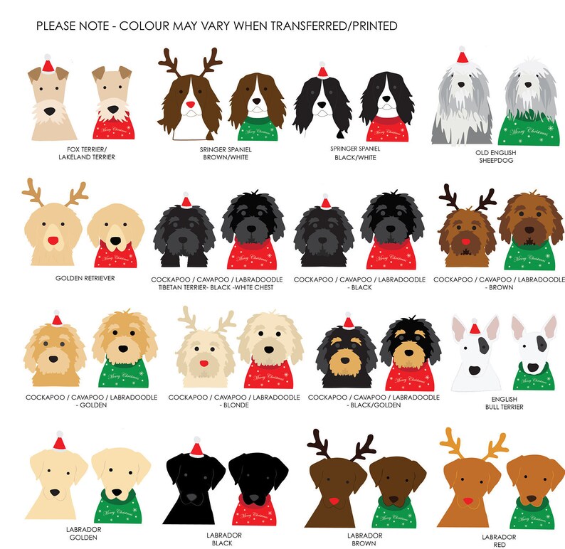 Personalised Dog Christmas Wrapping Paper | Etsy