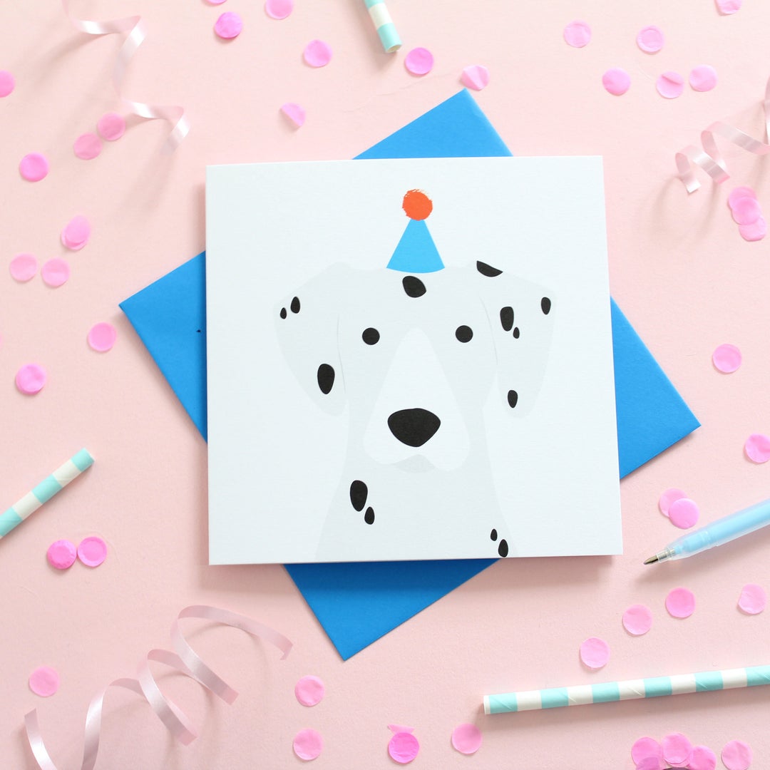 Dalmatian Birthday Card - Etsy