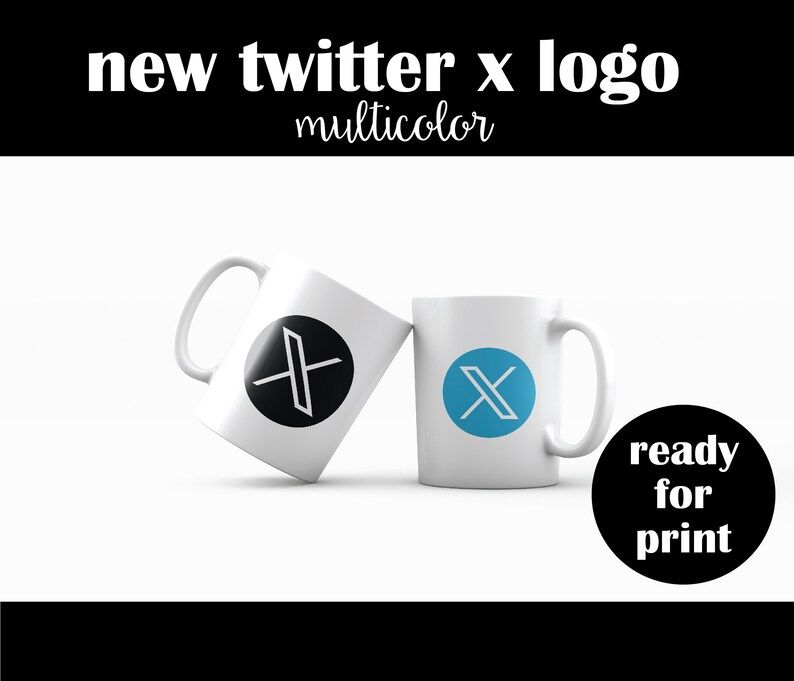 New Twitter X Logo - Digital Download - Round Icons in 26 Vibrant ...