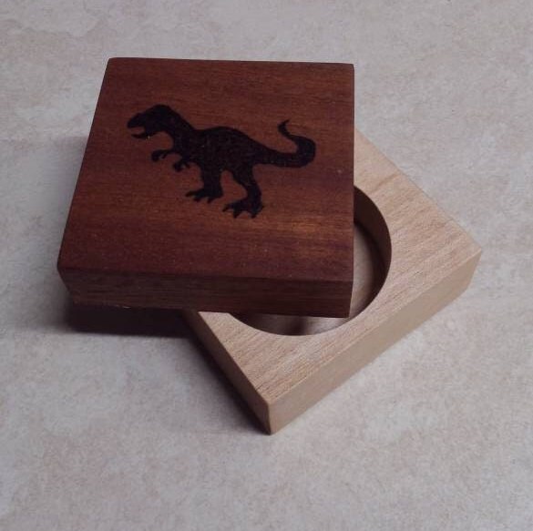 Tyrannosaurus Rex Dinosaur Jewelry Box Wood Handmade T Rex - Etsy