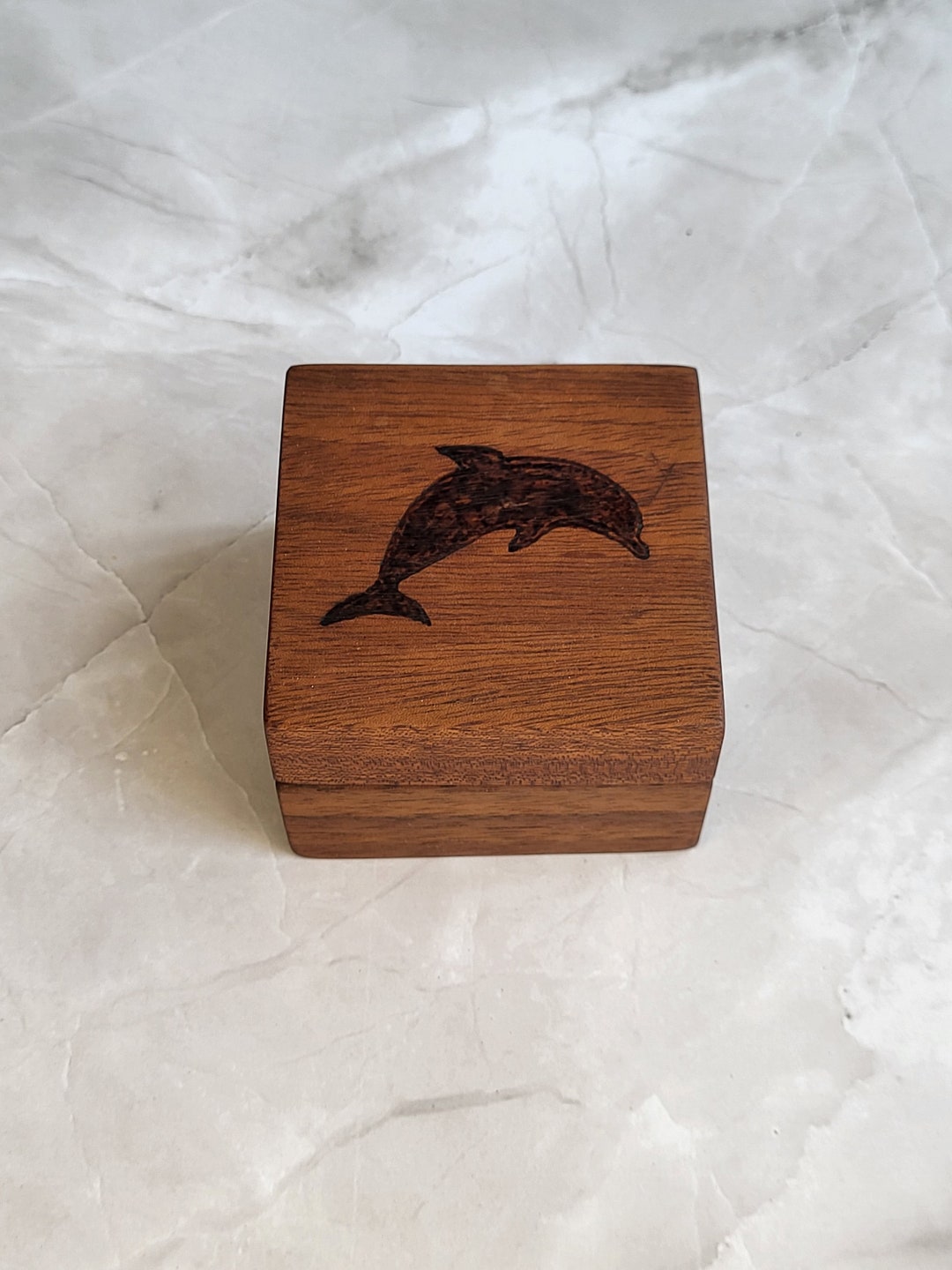 Dolphin Jewelry Box for Rings, Kids Trinket Box With Lid, Birthday Gift ...