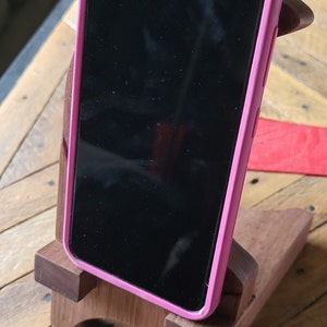 Moon Phone Holder, Cresent Moon Phone Stand, Wood Phone Holder - Etsy