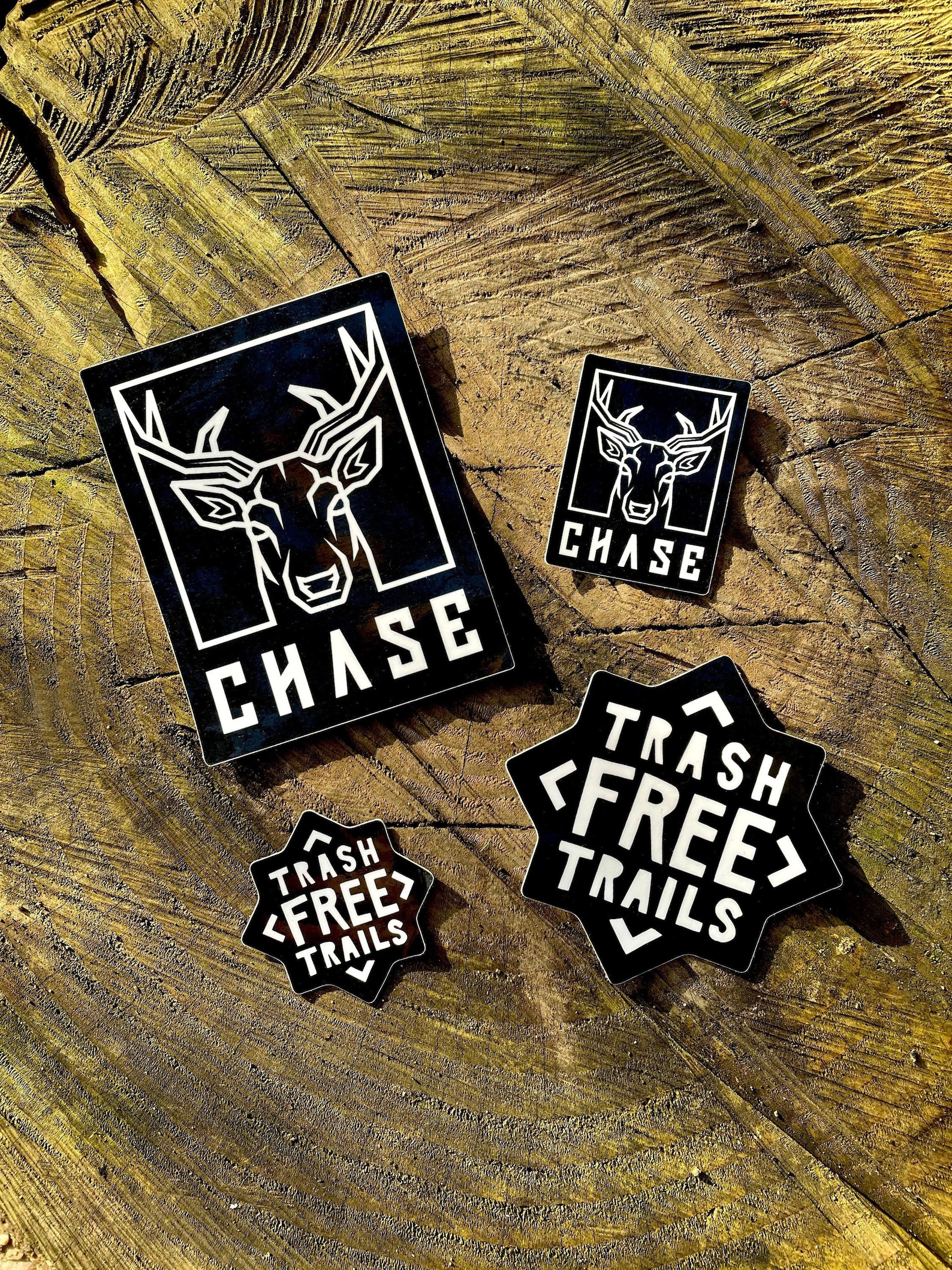 Chase Mountain Biking X Trash Free Trails Sticker Pack - Etsy