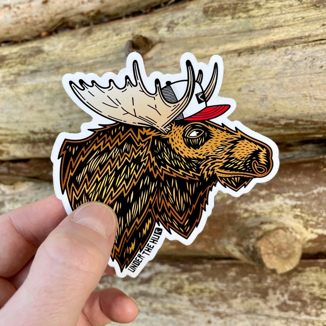 Mellow Moose Sticker - Etsy