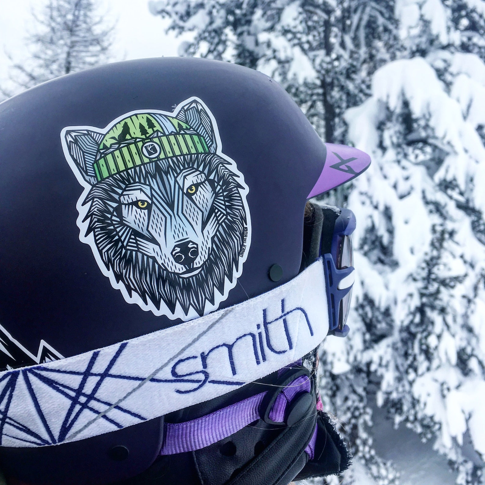 Alpha Wolf Sticker - Etsy UK