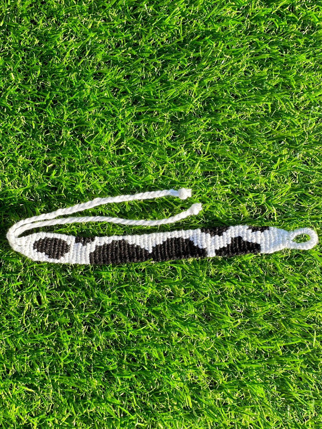 Cow Print Alpha Handmade Friendship Bracelet - Etsy