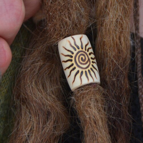 Solar Flame Sun Spiral Dreadlock Bead Dread Beads - Etsy