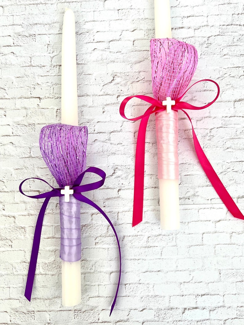 Easter Lambathes, Greek Easter Candles, Greek Lambathes, Orthodox ...