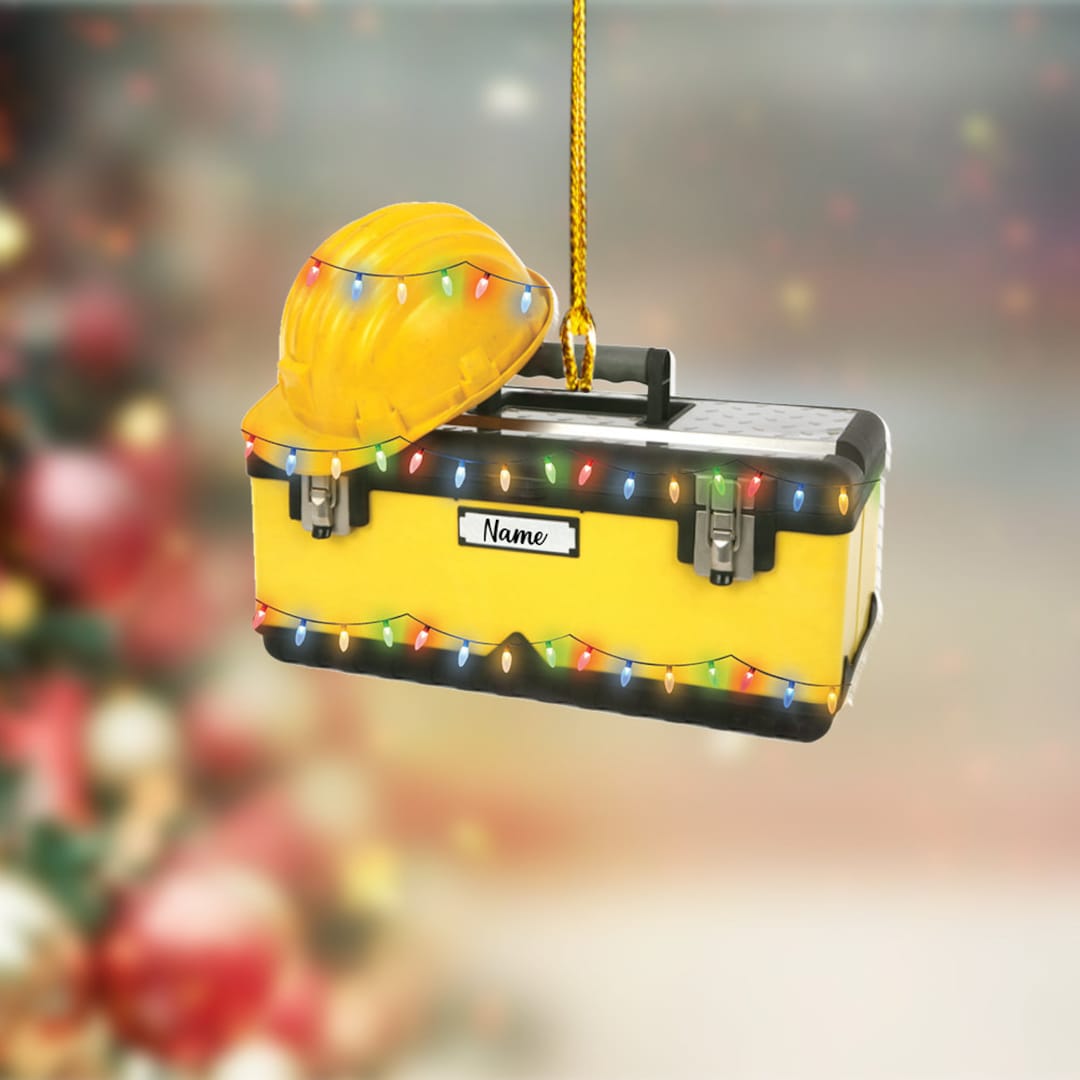 Toolbox Christmas Light Ornament Christmas Tree Decor Loved - Etsy