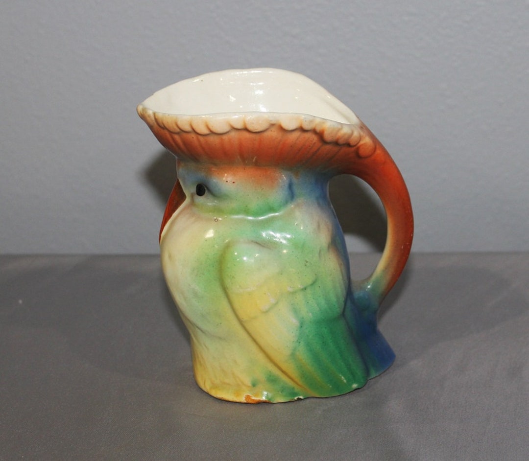 Czech Pottery Bird Czechoslovakia Red Dime Mark - Etsy