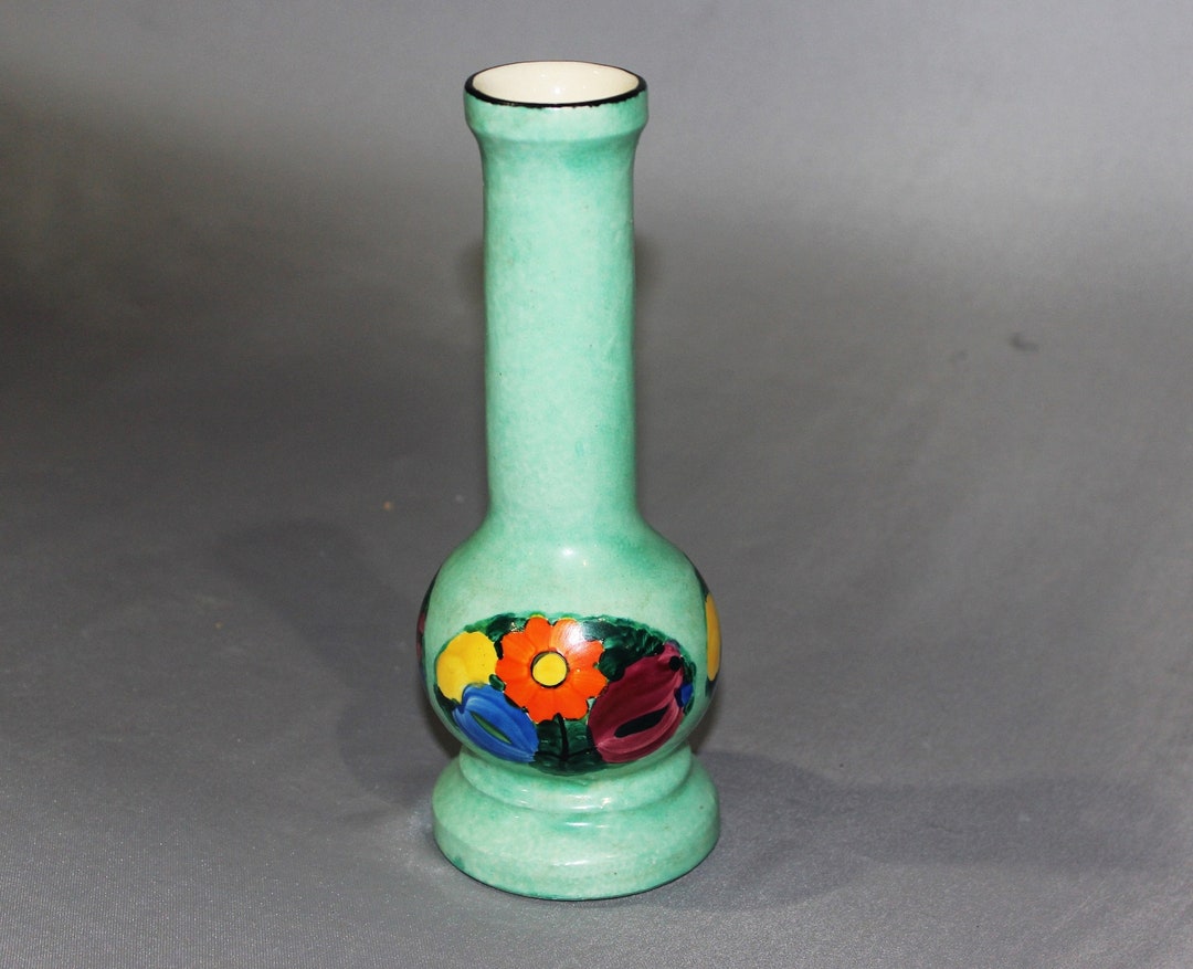 Czech Pottery Joseph Mrazek Bud Vase Czechoslovakia Peasant Art - Etsy