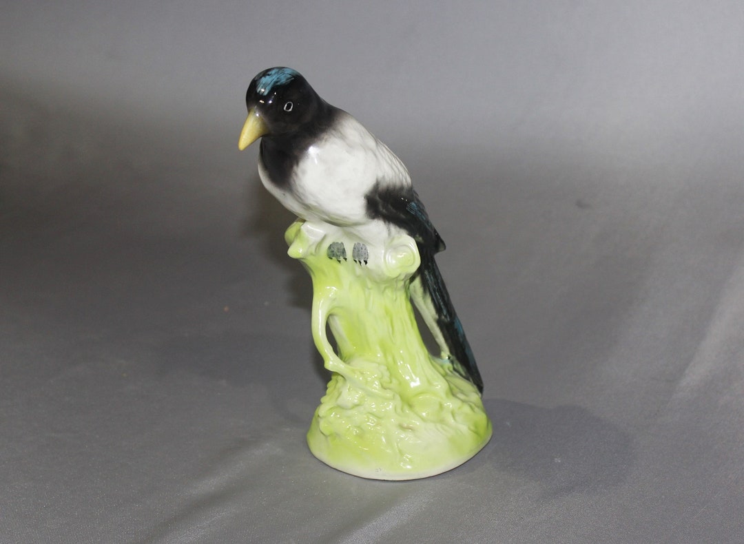 Rare Large Czech Pottery Bird on Tree Czechoslovakia - Etsy