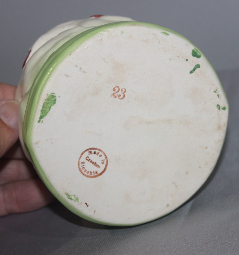 Czech Pottery Circle of Geese Small Size Czechoslovakia Red Dime Mark ...