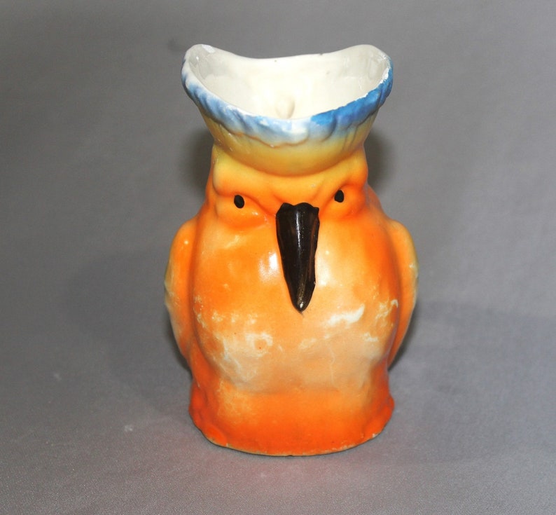 Czech Pottery Bird Creamer Czechoslovakia Red Dime Mark - Etsy