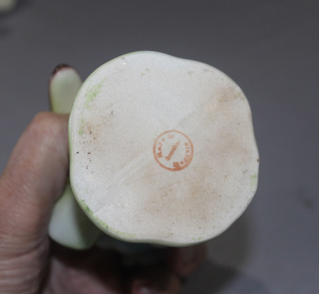 Czech Pottery Bird on Tree Red Dime Mark Czechoslovakia Bird - Etsy