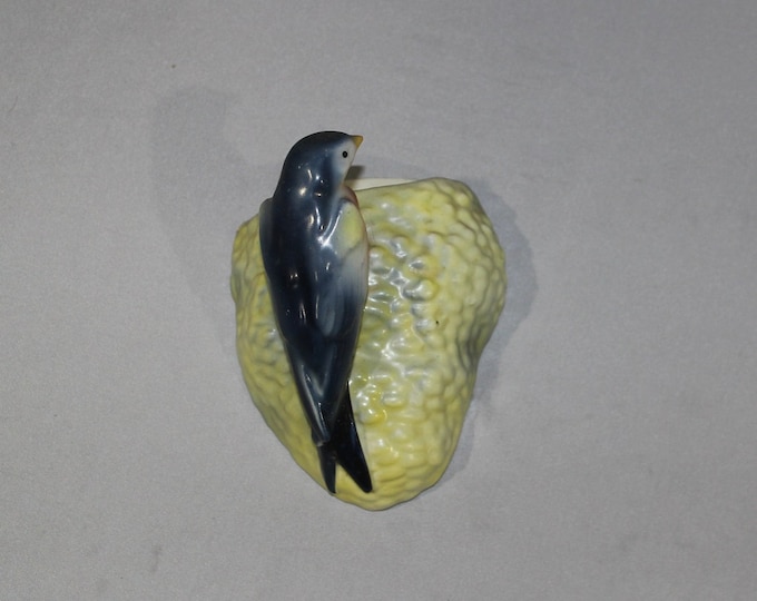 Czech Pottery Swallow on Nest Wall Pocket Red Dime Mark Czechoslovakia Bird - Etsy