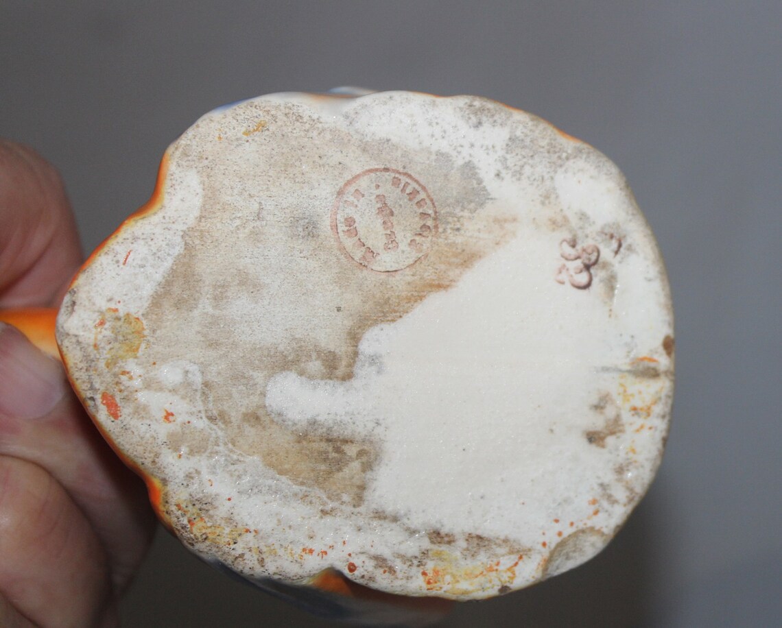 Czech Pottery Bird Creamer Czechoslovakia Red Dime Mark - Etsy