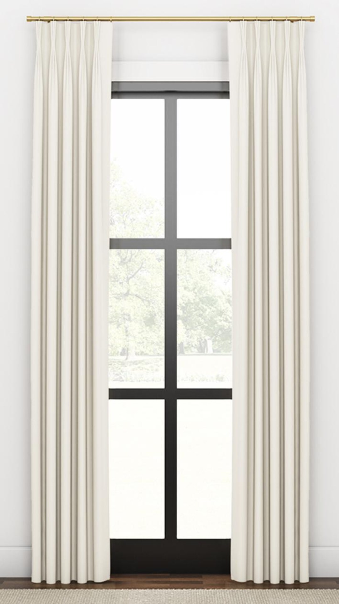 Custom Single Width Pinch Pleat Drape - Etsy