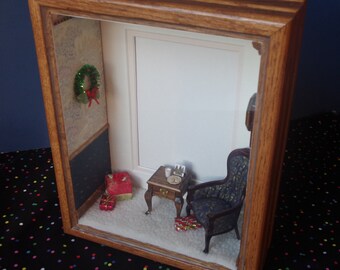 Christmas Shadow Box Frame - Etsy
