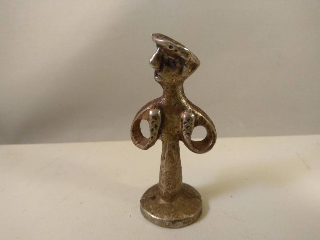 Vintage Handmade Man, Male Figure Statue,solid Brass.. - Etsy