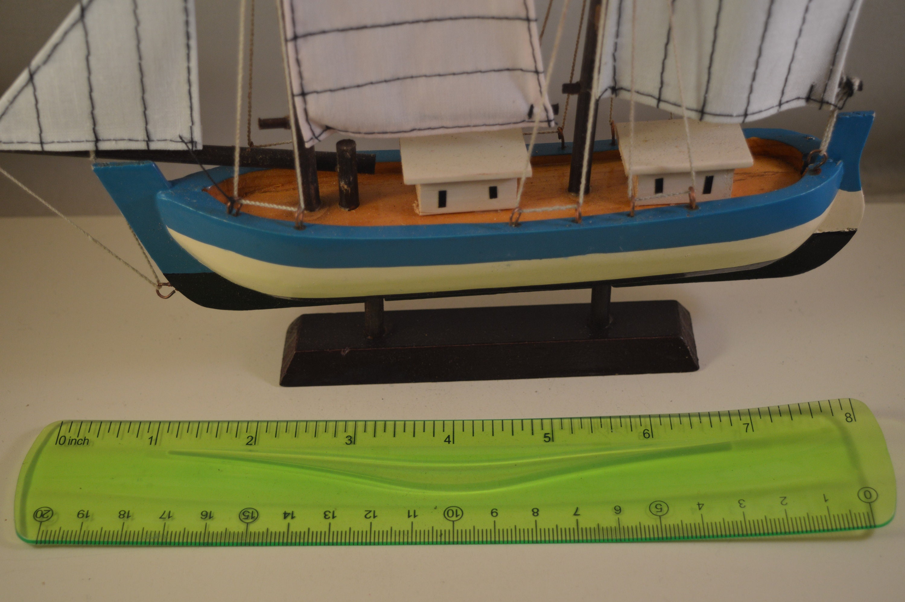 Wooden Boatshipminiature.. - Etsy