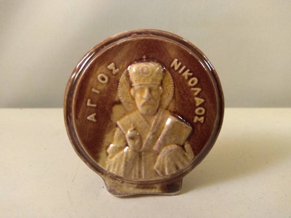 Vintage Christian Religious Ceramic .miniature ..saint - Etsy UK