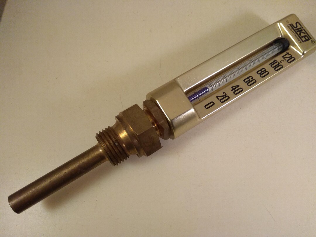 Vintage Brass Ships Thermometer.... - Etsy