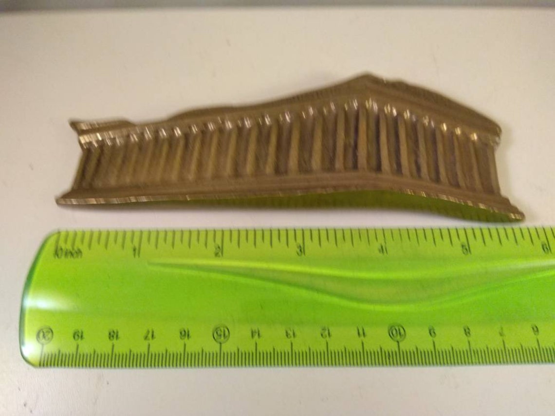 Vintage Solid Brassgreek Acropolis Parthenon Miniature - Etsy