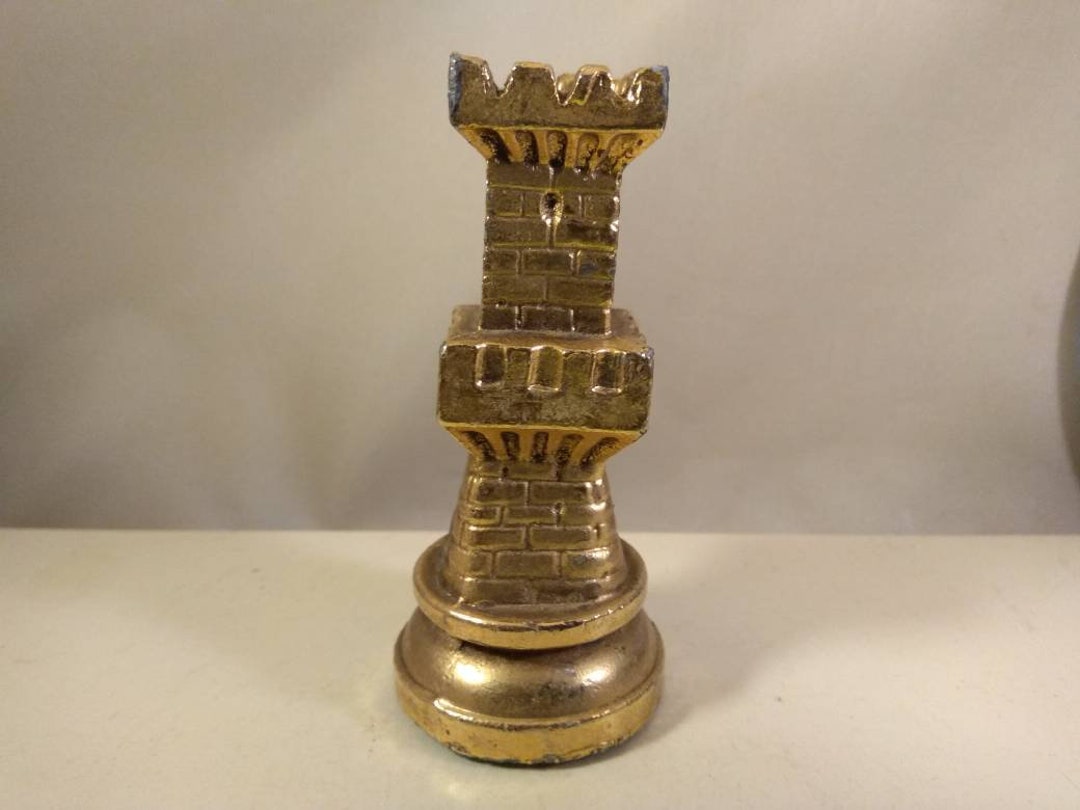 Castle Miniature Metal Figure,statue, Column Chess Piece, Heavy More ...