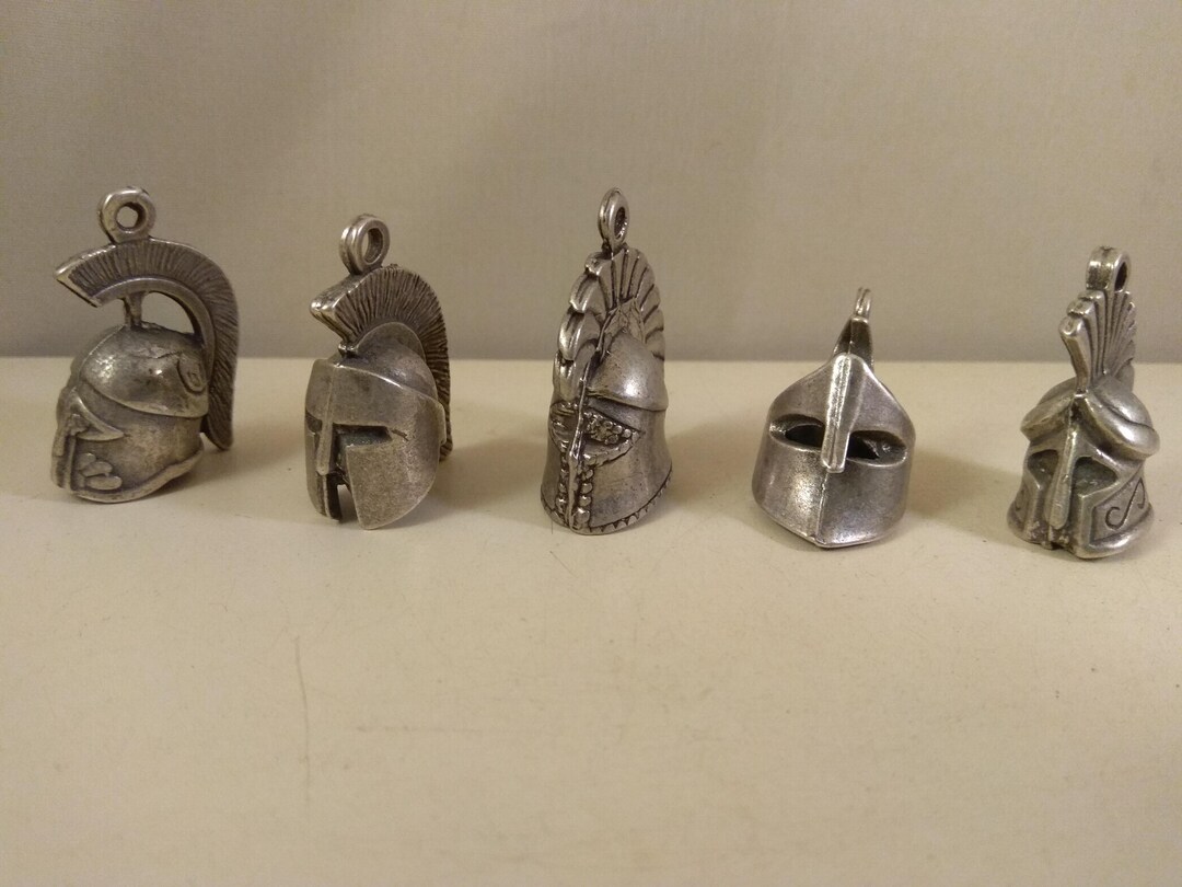 Vintage Collection . Ancient Greek Metal Warrior Helmet,miniature Set ...