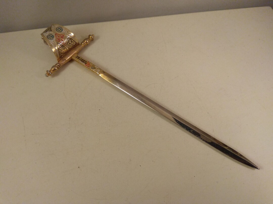 Vintage,iron Steel,miniature,sword,from Spain,perfect Decor for ...