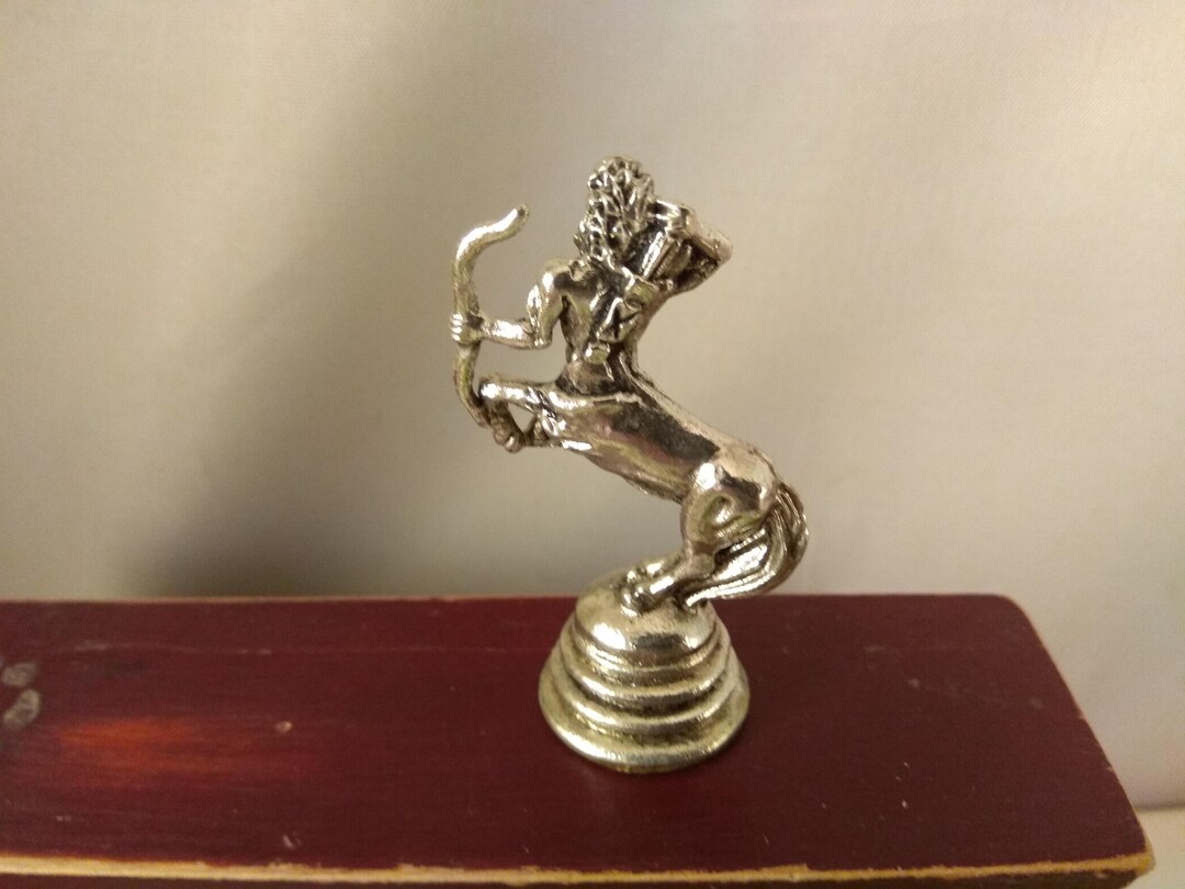 Centaurus,miniature,small Statue,silver Plated ,from a Chess Set,size ...