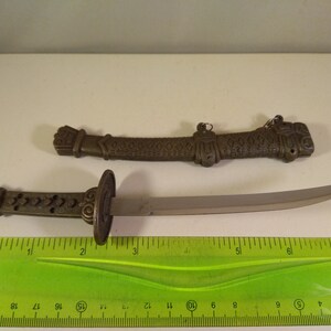 Vintage Metal,steel Letter Opener,sword,katana Miniature - Etsy