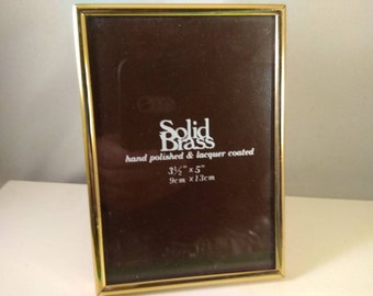 Solid Brass Frame - Etsy