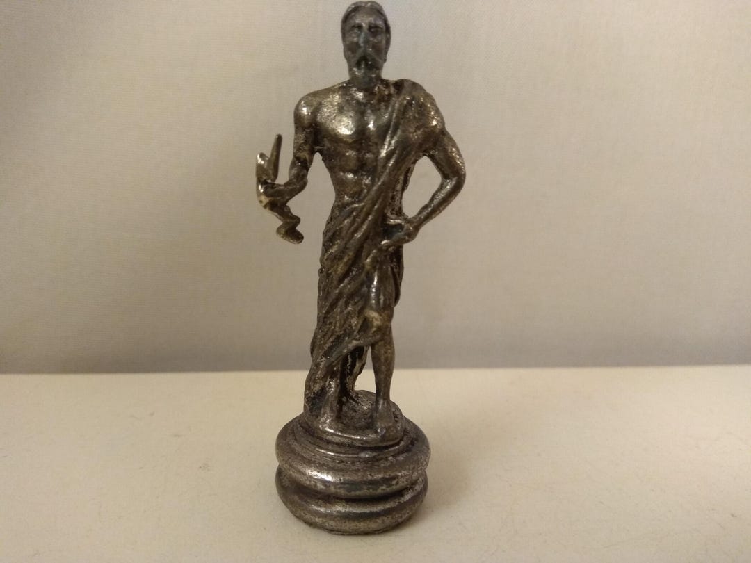 Zeus, Greek Ancient God,miniature Metal Figure,statue, the Specific ...