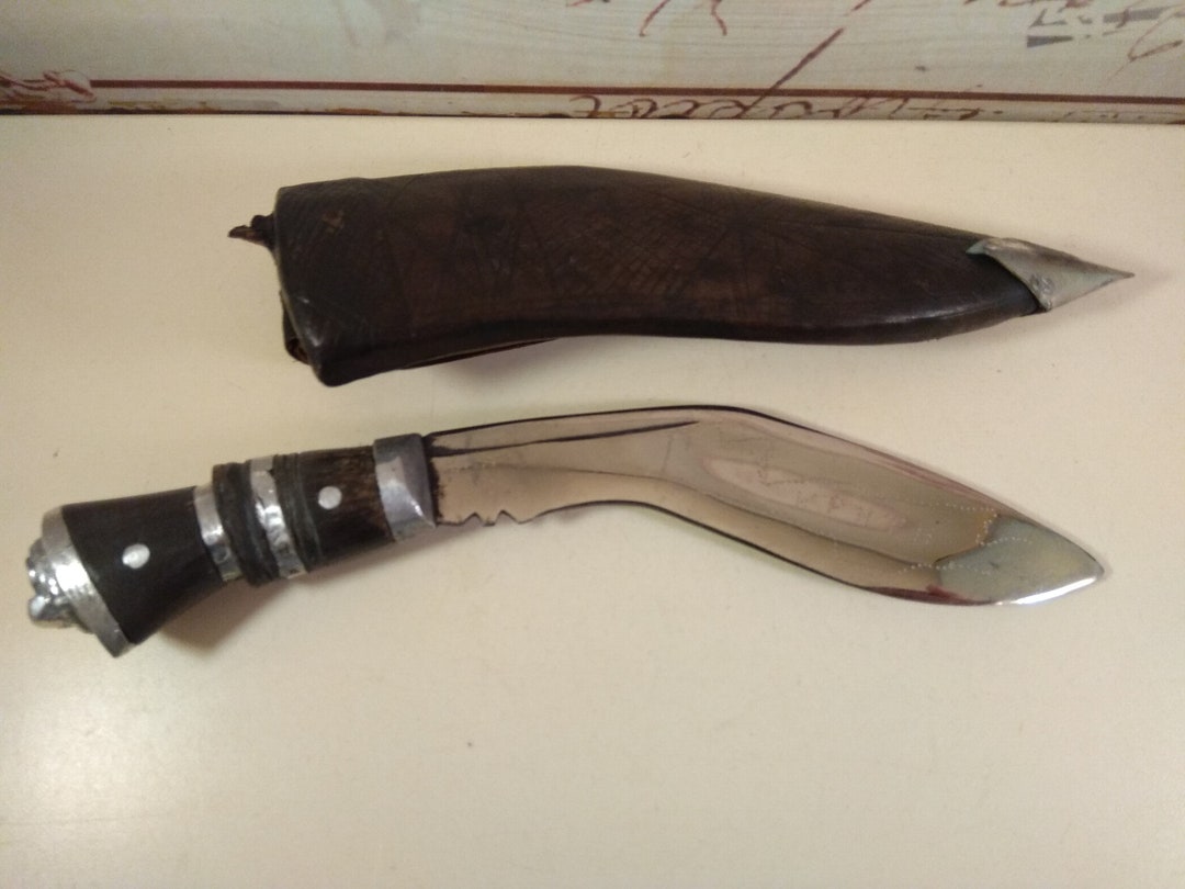 Vintage Kukri Knife, Crete Notes Carved, the Specific Piece - Etsy