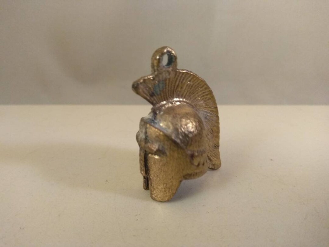 Vintage Ancient Greek Metal Warrior Helmet,miniature - Etsy