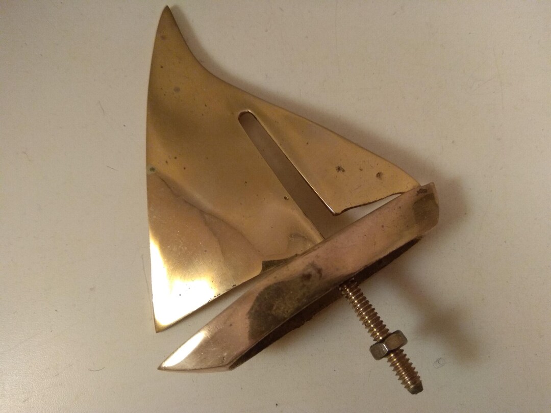Vintage Metal Brass Boat,ship,miniature. - Etsy